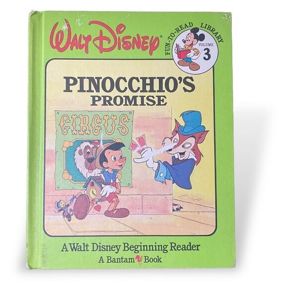 Disney | Toys | Walt Disney Beginning Readervol 3 Pinocchios Promise ...